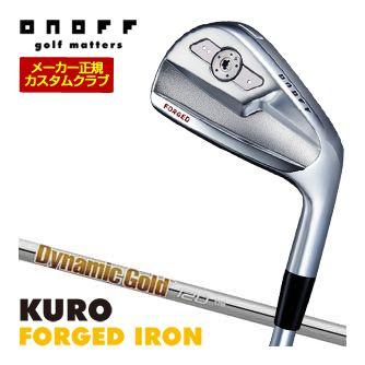 特注カスタムクラブ オノフ 2026 KURO FORGED アイアン 4本セット[＃7-P] ダイナミックゴールド 120 シャフト 標準グリップ仕様
