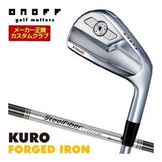 特注カスタムクラブ オノフ 2026 KURO FORGED アイアン 単品[＃4、＃5、＃6、＃7、＃8、＃9、PW] Steel Fiber i シャフト 標準グリップ仕様