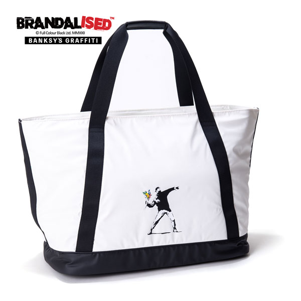 バンクシー トートバッグ Flower Bomber BATB-01