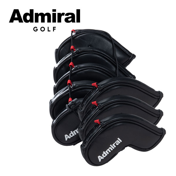 アドミラルゴルフ ヘッドカバー アイアン 8個セット ADMG2BH8