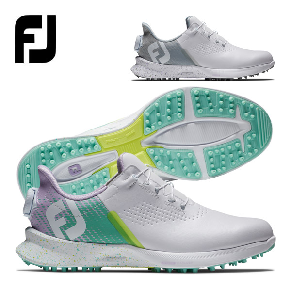 フットジョイ FJ フュ—エル フラッシュ BOA スパイクレス ゴルフシューズ レディース ウィズ：W