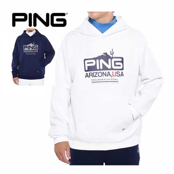 ピン ネイティブライン ダンボール スウェットフーディ プルオーバー ウェア メンズ 2024年秋冬モデル 621-4262903 M-LL