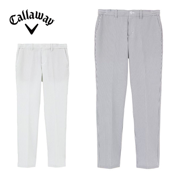 キャロウェイ 8WAYストレッチ シアサッカー ロングパンツ ゴルフウェア メンズ C24126112 S-4L