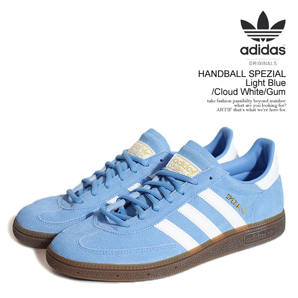 adidas Originals アディダス オリジナルス HANDBALL SPEZIAL Light Blue/Cloud White/Gum スニーカー スペツィアル atfacc