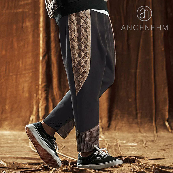 2025 秋冬 先行予約 10月中旬〜下旬入荷予定 ANGENEHM アンゲネーム Switching Design Pants メンズ パンツ キャンセル不可 atfpts