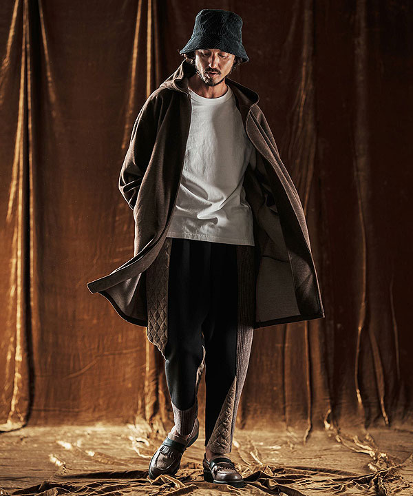 2025 秋冬 先行予約 11月上旬〜中旬入荷予定 ANGENEHM アンゲネーム Hooded Coatigan -Wool Blend Heavy Weight Fabric- atfjkt