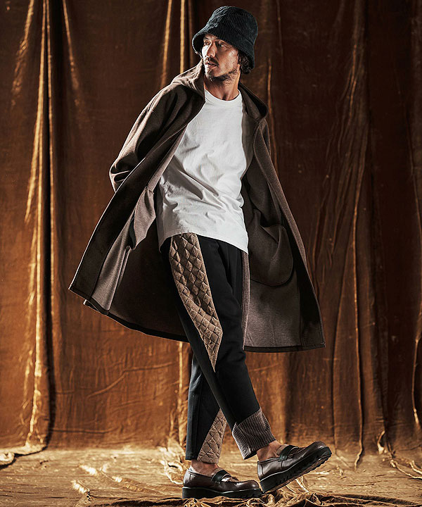 2025 秋冬 先行予約 11月上旬〜中旬入荷予定 ANGENEHM アンゲネーム Hooded Coatigan -Wool Blend Heavy Weight Fabric- atfjkt