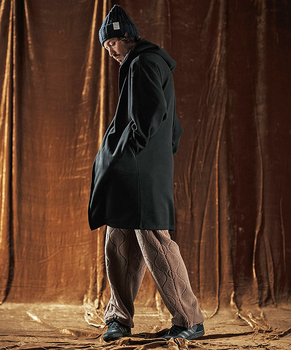 2025 秋冬 先行予約 11月上旬〜中旬入荷予定 ANGENEHM アンゲネーム Hooded Coatigan -Wool Blend Heavy Weight Fabric- atfjkt