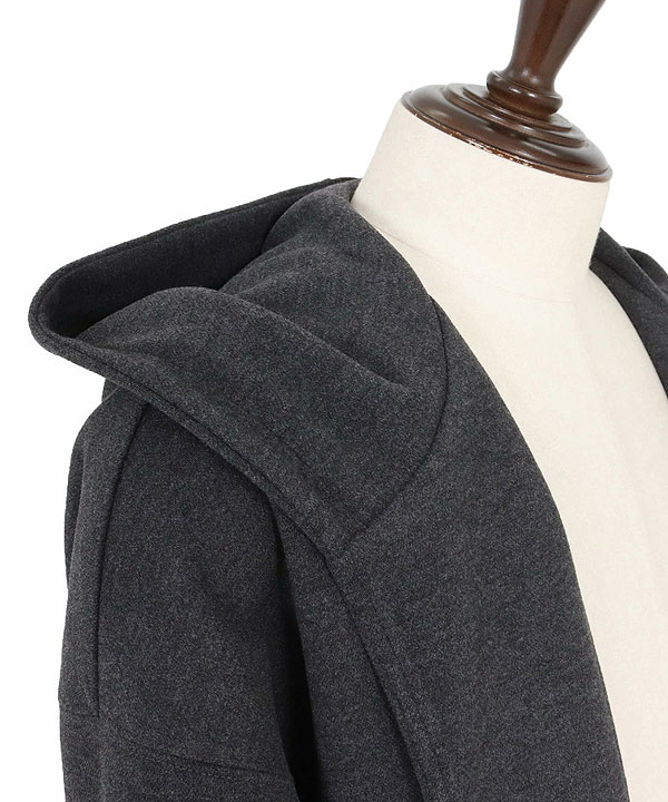 2025 秋冬 先行予約 11月上旬〜中旬入荷予定 ANGENEHM アンゲネーム Hooded Coatigan -Wool Blend Heavy Weight Fabric- atfjkt