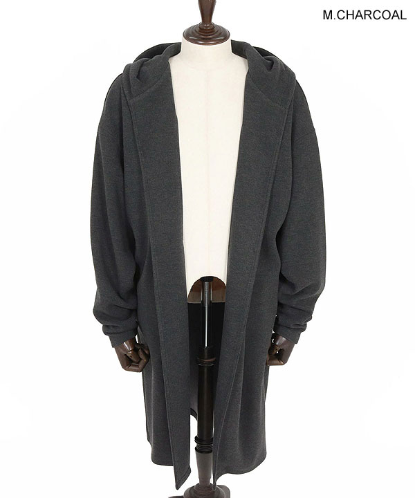 2025 秋冬 先行予約 11月上旬〜中旬入荷予定 ANGENEHM アンゲネーム Hooded Coatigan -Wool Blend Heavy Weight Fabric- atfjkt