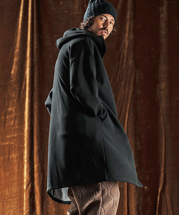 2025 秋冬 先行予約 11月上旬〜中旬入荷予定 ANGENEHM アンゲネーム Hooded Coatigan -Wool Blend Heavy Weight Fabric- atfjkt