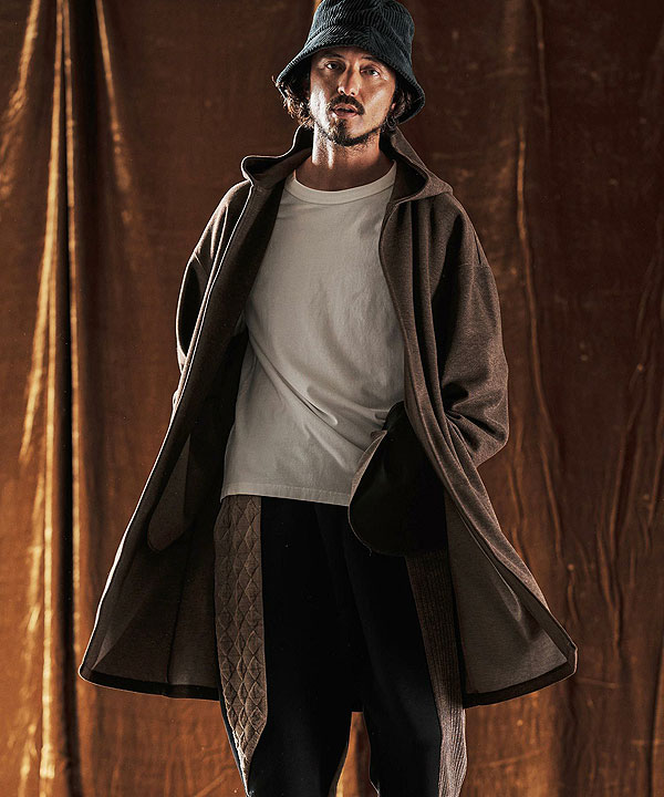 2025 秋冬 先行予約 11月上旬〜中旬入荷予定 ANGENEHM アンゲネーム Hooded Coatigan -Wool Blend Heavy Weight Fabric- atfjkt