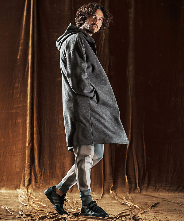2025 秋冬 先行予約 11月上旬〜中旬入荷予定 ANGENEHM アンゲネーム Hooded Coatigan -Wool Blend Heavy Weight Fabric- atfjkt