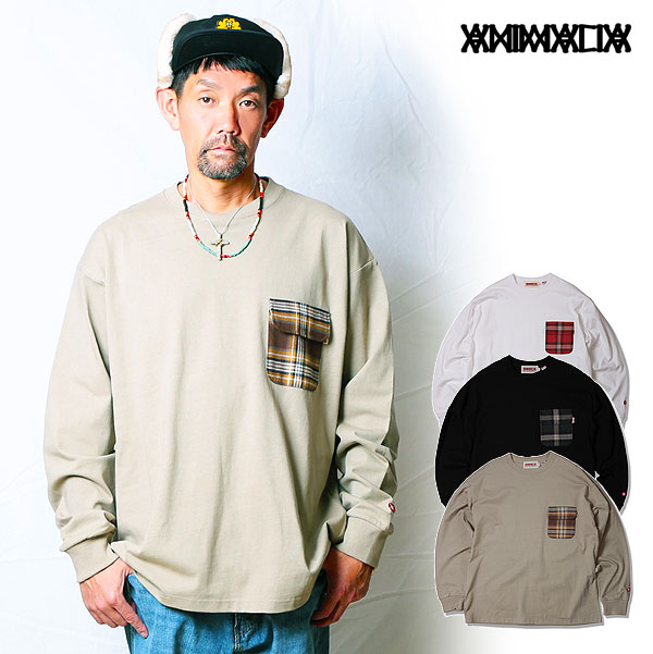 2025 秋冬 先行予約 10月〜11月入荷予定 ANIMALIA アニマリア 8.1oz US  Cotton L/S -CHECK POCKET キャンセル不可 atftps