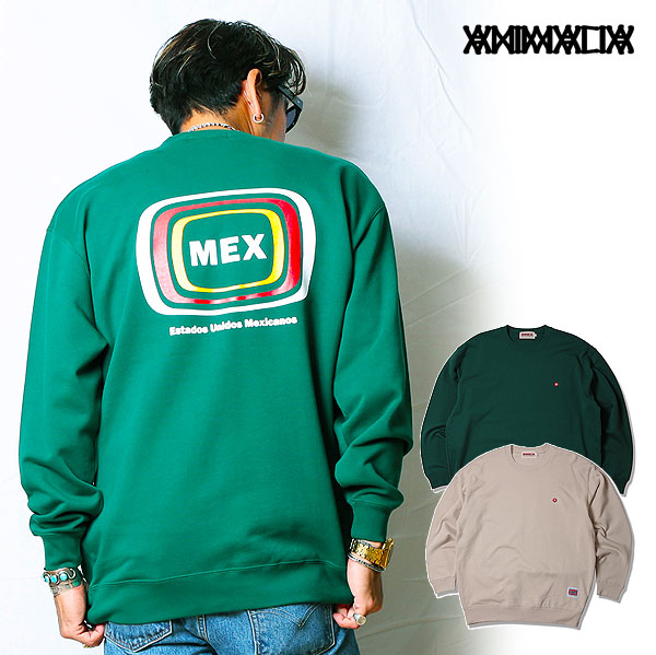 2025 秋冬 先行予約 10月〜11月入荷予定 ANIMALIA アニマリア 10oz Crew Sweat(loop terry) -MEX スウェット キャンセル不可 atftps