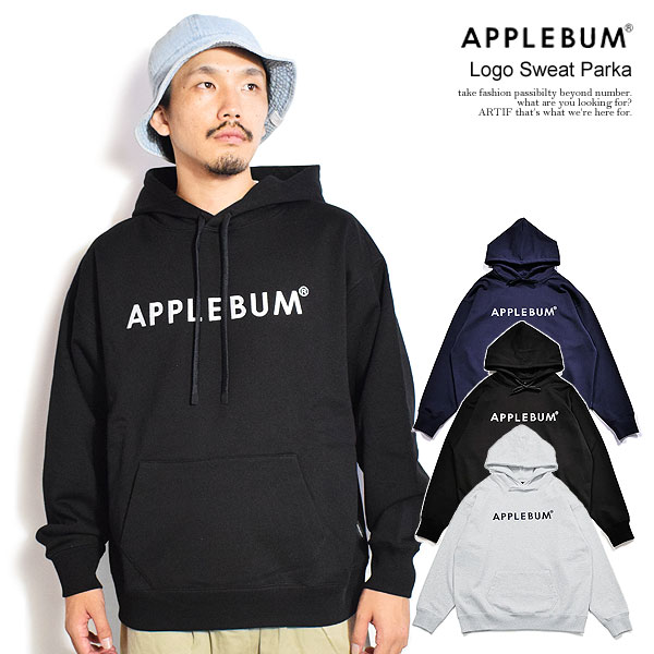 APPLEBUM アップルバム Logo Sweat Parka メンズ パーカー プルオーバー スウェット ヘビーウェイト 17オンス 送料無料 atftps