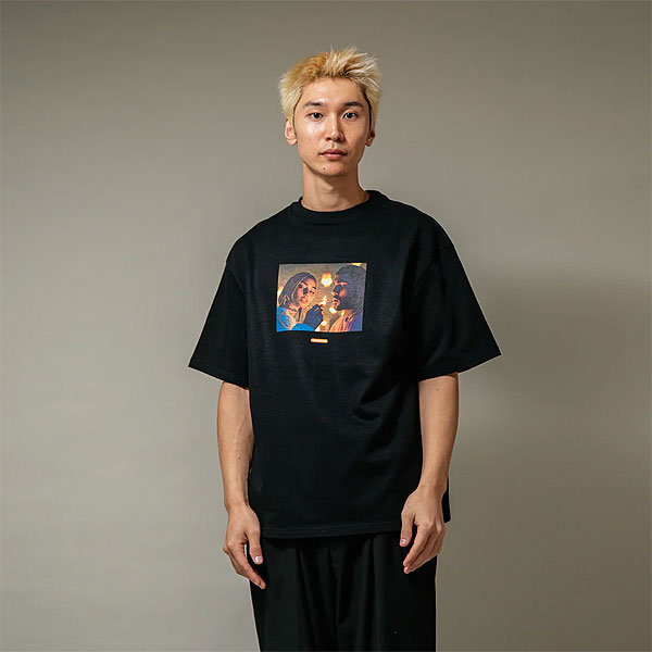 APPLEBUM アップルバム “Light It Up” T-shirt 12oz -BLACK- メンズ Tシャツ 半袖 ヘビーオンス 送料無料 ストリート atftps