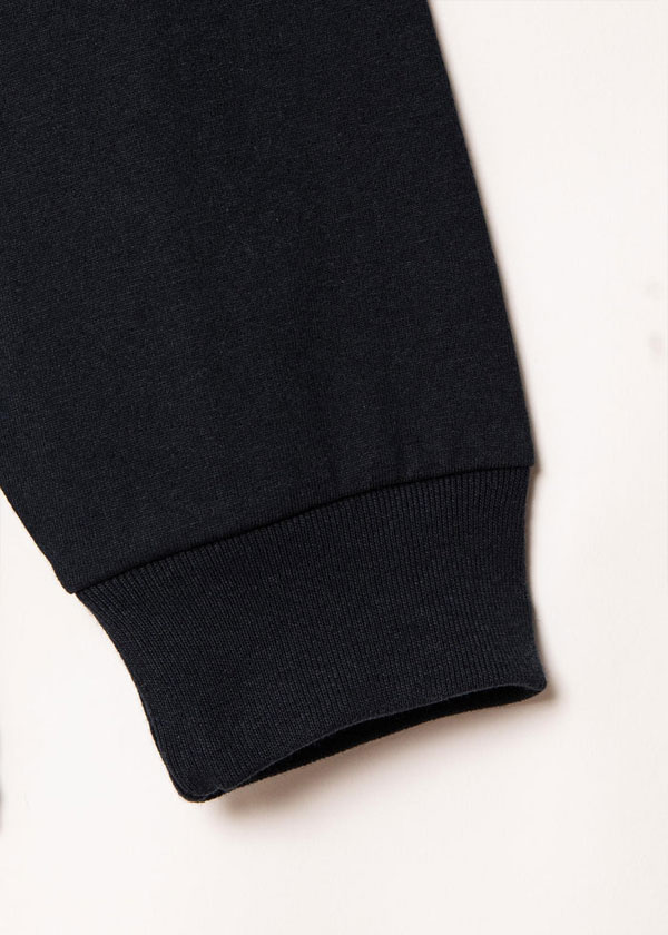 APPLEBUM アップルバム “APBM” L/S T-shirt -NAVY- メンズ Tシャツ 長袖 ロンT ドロップショルダー 送料無料 ストリート atftps