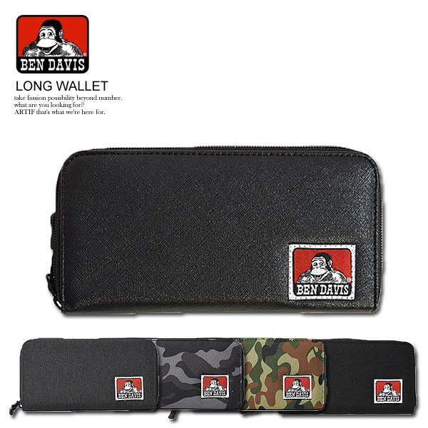BEN DAVIS ベンデイビス LONG WALLETメンズ 小物 財布 長財布 サイフ ストリート bendavis ベンデービス ...