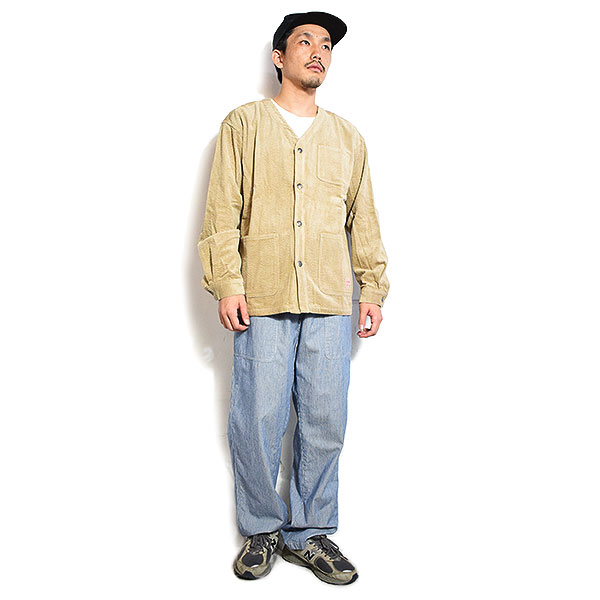 BIG MIKE ビッグマイク CORDUROY WASHED ENGINEER JACKET -BEIGE- メンズ ジャケット エンジニアジャケット 送料無料 atfjkt