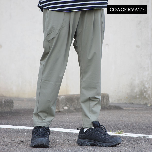 COACERVATE コアセルベート 2WAY STRETCH RIPSTOP NYLON PANTS メンズ パンツ テーパードパンツ atfpts