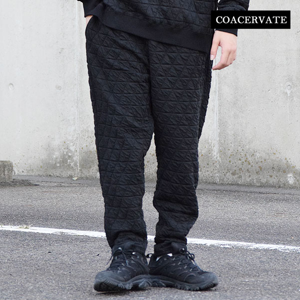 COACERVATE コアセルベート QUILT CUTSEW PANTS メンズ パンツ テーパードパンツ キルティング atfpts