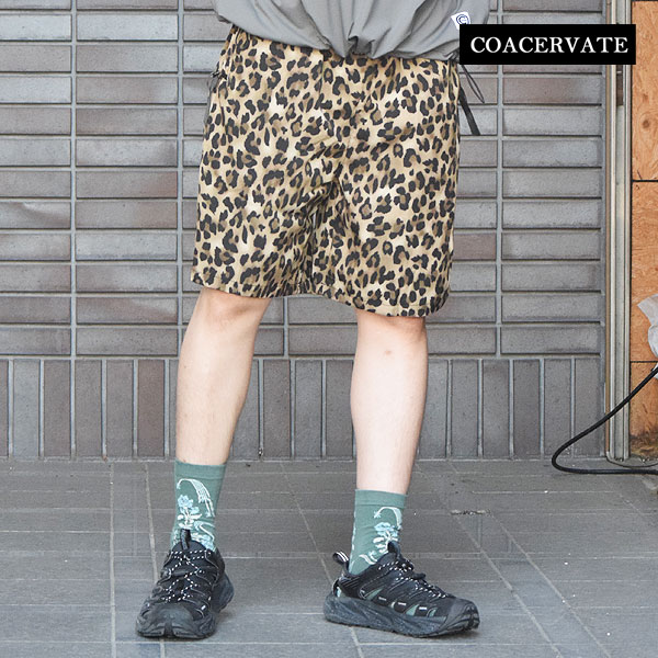 COACERVATE コアセルベート LEOPARD PATTERN SHORT PANTS メンズ