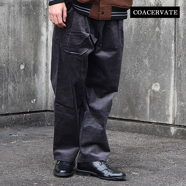 COACERVATE コアセルベート WIDE STRAIGHT CORDUROY PANTS パンツ コーデュロイパンツ ストレートパンツ 送料無料 atfpts