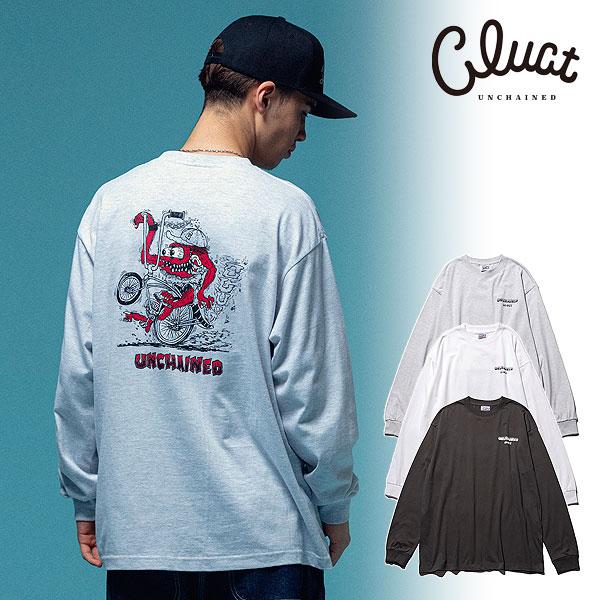 2025 春 先行予約 3月〜4月入荷予定 CLUCT クラクト UNCHAINED[L/S 6.2oz TEE] メンズ Tシャツ atftps
