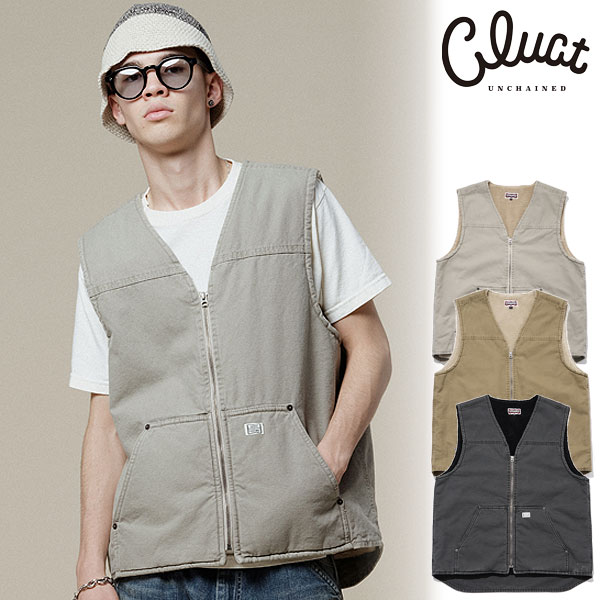 2025 夏秋 先行予約 8月〜9月入荷予定 CLUCT クラクト SMOG[VEST] メンズ ベスト 送料無料 キャンセル不可 atfjkt