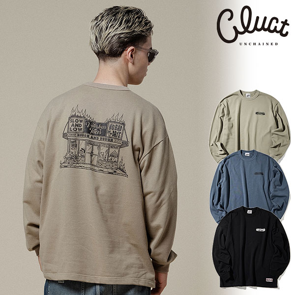 CLUCT クラクト VATOS LOCOS TACOS[L/S TOP] メンズ スウェット トレーナー 送料無料 atftps