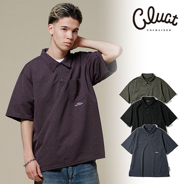 2025 夏秋 先行予約 7月〜8月入荷予定 CLUCT クラクト UNION[POLO SHIRTS] ポロシャツ 送料無料 キャンセル不可 atftps