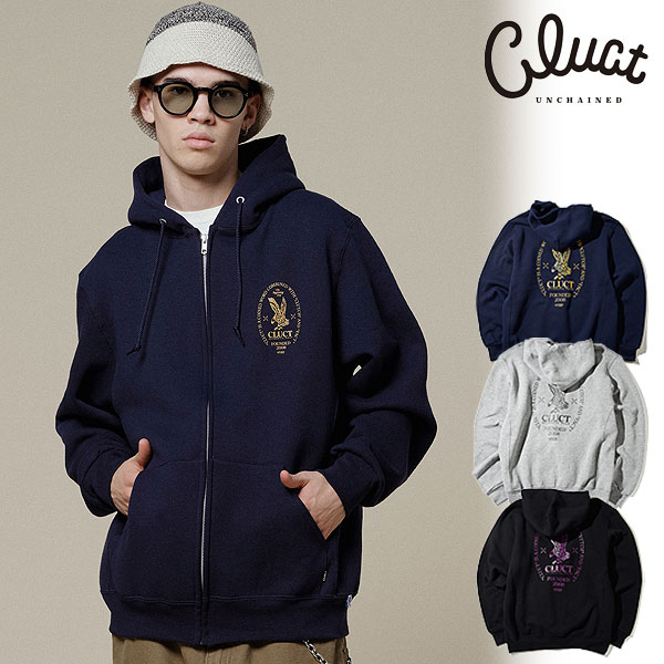 2025 夏秋 先行予約 9月〜10月入荷予定 CLUCT クラクト ALPHA[ZIP HOODE] メンズ パーカー 送料無料 キャンセル不可 atftps