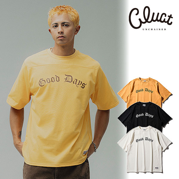 2026 春 先行予約 5月〜6月入荷予定 CLUCT クラクト SAUGAS [FOOT BALL S/S TOP] メンズ Tシャツ 送料無料 キャンセル不可 atftps
