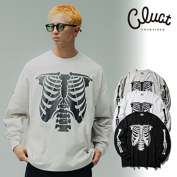 2026 春 先行予約 3月〜4月入荷予定 CLUCT クラクト BONE [L/S W TEE] メンズ Tシャツ 送料無料 キャンセル不可 atftps
