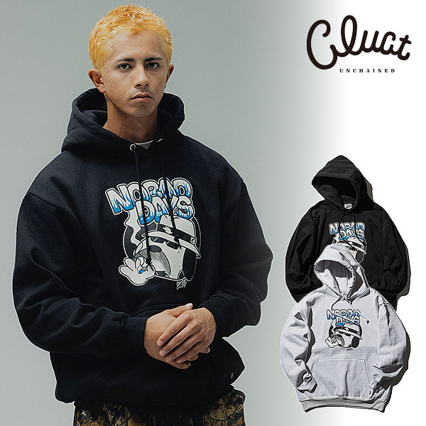 2026 春 先行予約 2月〜3月入荷予定 CLUCT クラクト NO BAD DAYS[HOODIE] メンズ パーカー 送料無料 キャンセル不可 atftps