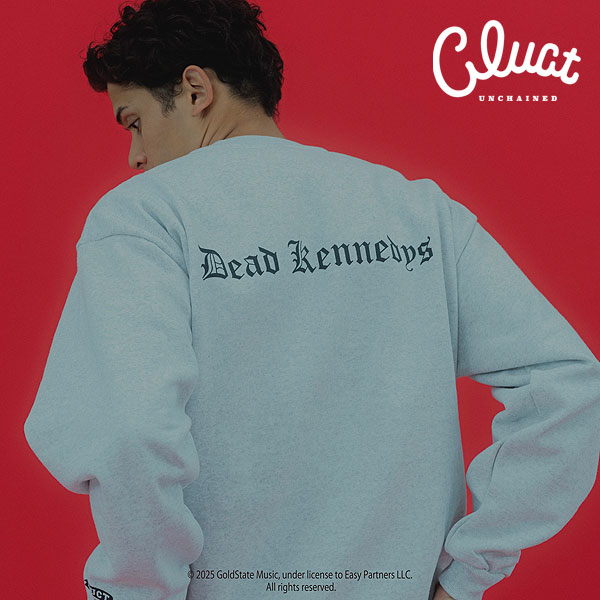 CLUCT × DEAD KENNEDYS CLUCT クラクト California Uber Alles[CREW SWEAT] atftps