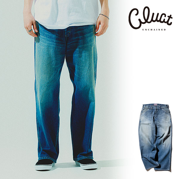 2024 夏秋 先行予約 9月〜10月入荷予定 CLUCT クラクト NESTOR[HARD WASH DENIM PANTS] メンズ パンツ 送料無料 キャンセル不可 atfpts