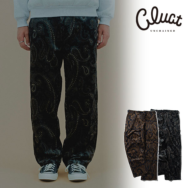 2025 冬 先行予約 11月〜12月入荷予定 CLUCT クラクト VERNON [PAISLEY PANTS] メンズ パンツ 送料無料 キャンセル不可 atfpts