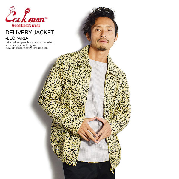 COOKMAN クックマン DELIVERY JACKET -LEOPARD- 231-00008 メンズ ジャケット デリバリージャケット atfjkt