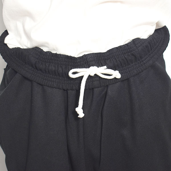 COOKMAN クックマン CHEF PANTS FLANNEL -BLACK- メンズ パンツ シェフパンツ イージーパンツ ストリート atfpts