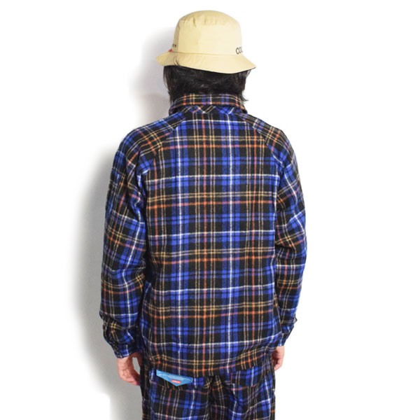 COOKMAN クックマン Delivery Jacket Woolmix Tartan Scottish Navy -NAVY- メンズ ジャケット デリバリージャケット アウター atfjkt