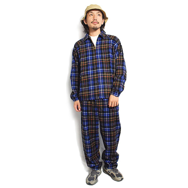 COOKMAN クックマン Delivery Jacket Woolmix Tartan Scottish Navy -NAVY- メンズ ジャケット デリバリージャケット アウター atfjkt