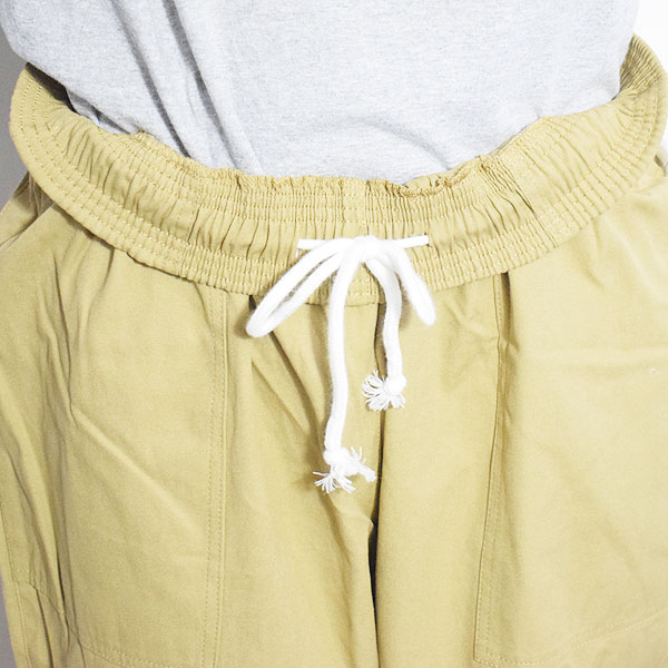 COOKMAN クックマン Harvest Pants Cropped Canvas Beige -BEIGE- メンズ パンツ シェフパンツ ハーヴェストパンツ atfpts