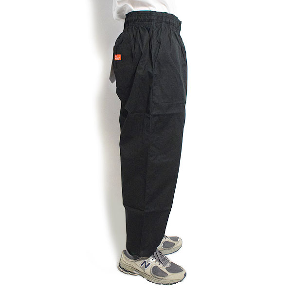 COOKMAN クックマン Harvest Pants Cropped Canvas Black -BLACK- メンズ パンツ シェフパンツ ハーヴェストパンツ atfpts