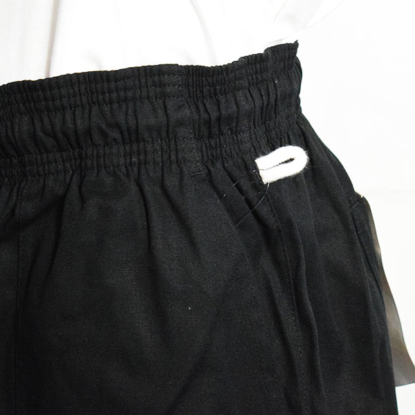 COOKMAN クックマン Harvest Pants Cropped Canvas Black -BLACK- メンズ パンツ シェフパンツ ハーヴェストパンツ atfpts