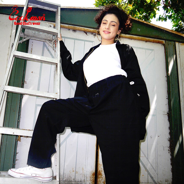 COOKMAN クックマン Harvest Pants Cropped Canvas Black -BLACK- メンズ パンツ シェフパンツ ハーヴェストパンツ atfpts