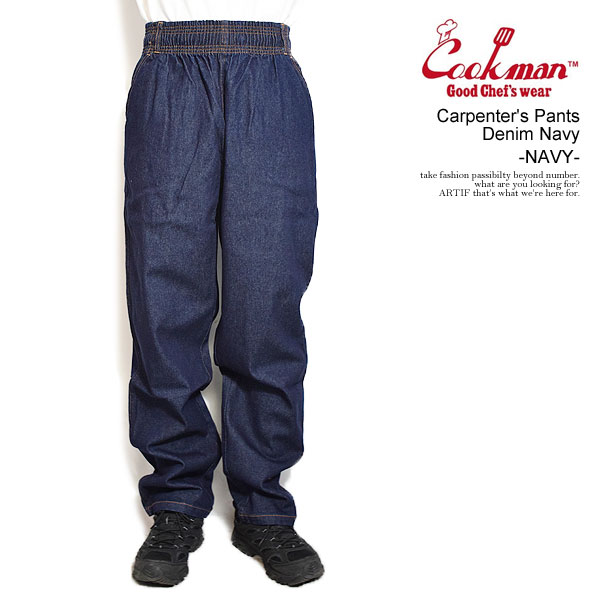 COOKMAN クックマン Carpenter's Pants Denim Navy -NAVY- メンズ パンツ カーペンターズパンツ atfpts