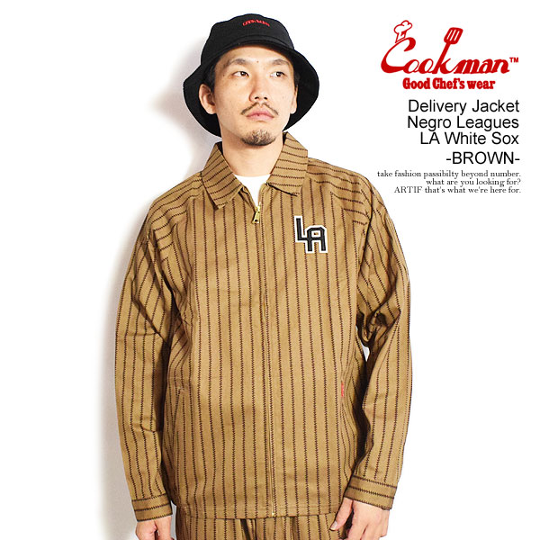 COOKMAN クックマン Delivery Jacket Negro Leagues LA White Sox -BROWN- ジャケット デリバリージャケット アウター atfjkt