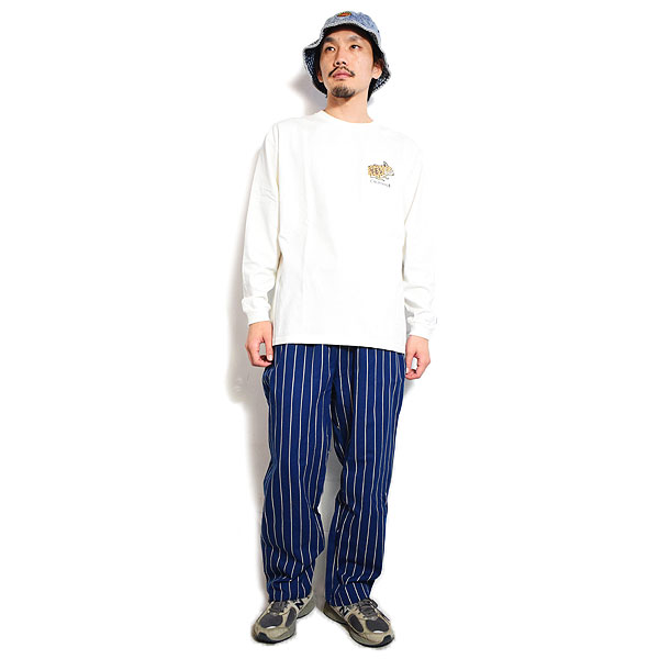 COOKMAN クックマン Chef Pants Semiwide Kansas City Monarchs Heart -NAVY- メンズ パンツ シェフパンツ セミワイド atfpts